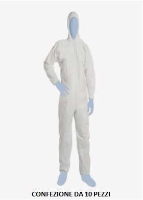 TUTA DPI TAGLIA XXL, DPI di categoria III EN14126 | Desa Medical - Shop ...